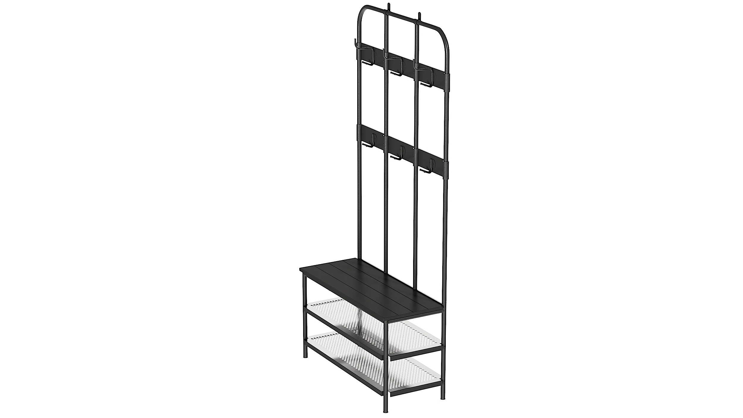 3D model realistic ikea pinning coat rack - TurboSquid 1574091