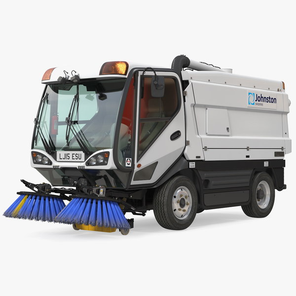 3D johnston cx400 road sweeper model - TurboSquid 1574340