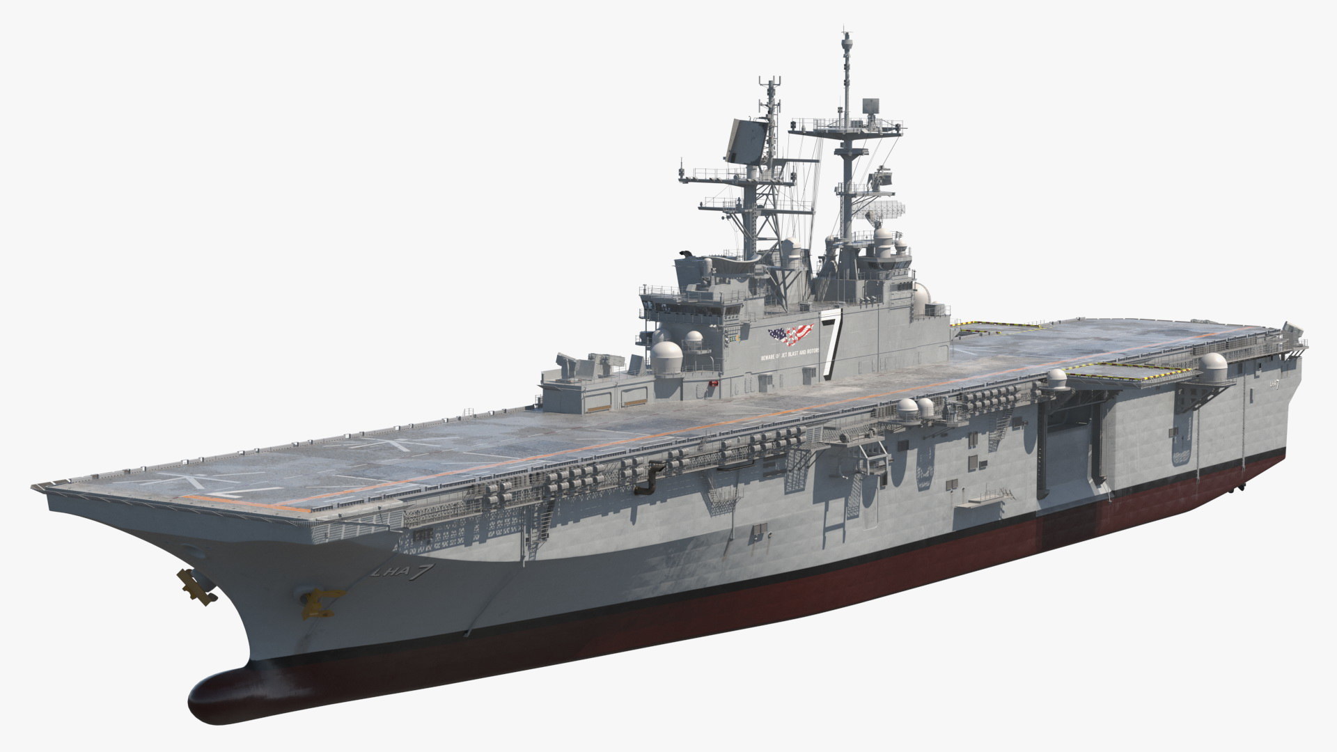 Uss tripoli lha 7 model - TurboSquid 1574357