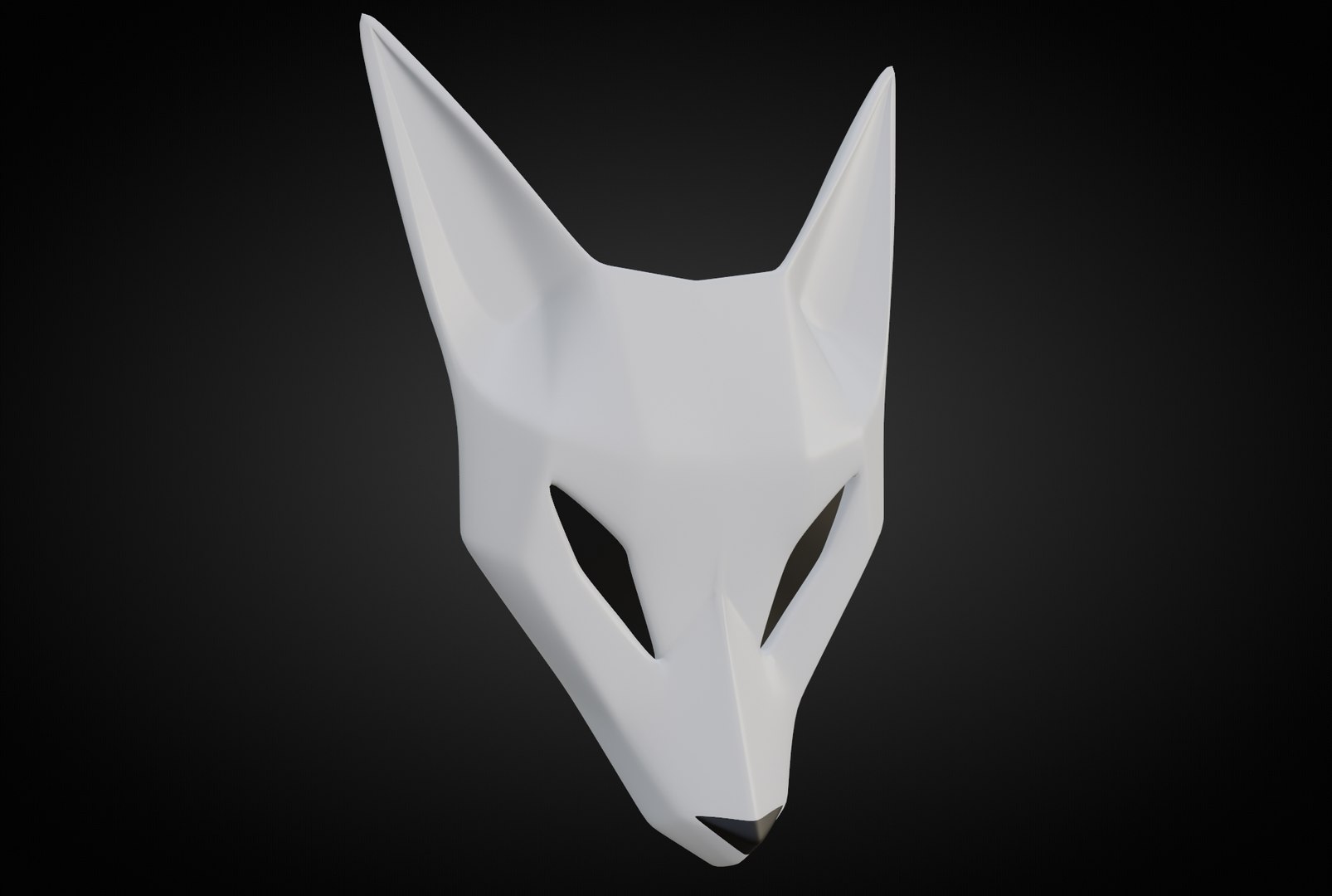 Fox mask 3D model - TurboSquid 1574261