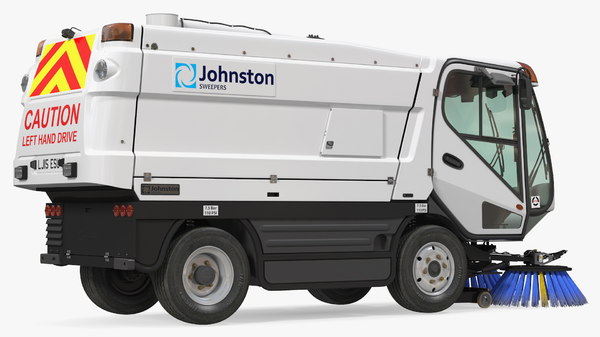 3D johnston cx400 road sweeper model - TurboSquid 1574340