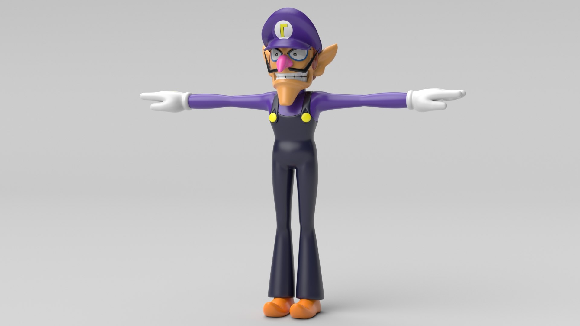 Waluigi 3D-Modell - TurboSquid 1574543