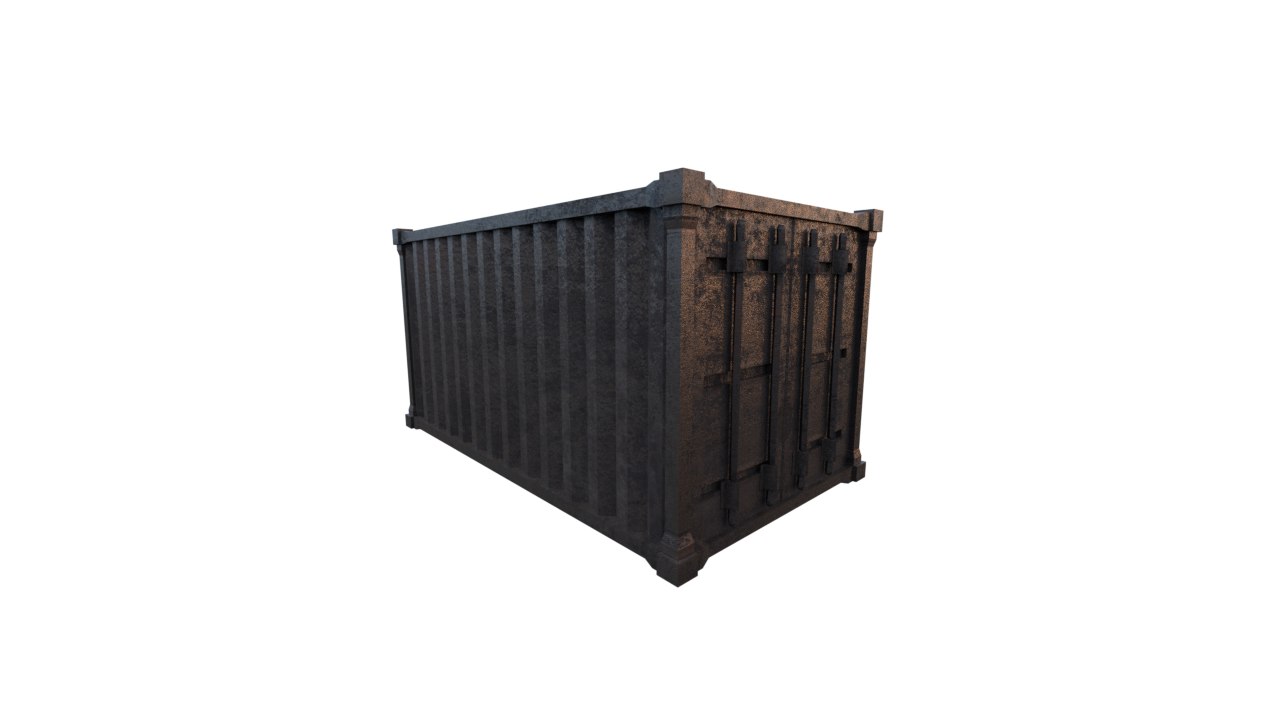 Crate container 3D model - TurboSquid 1574614