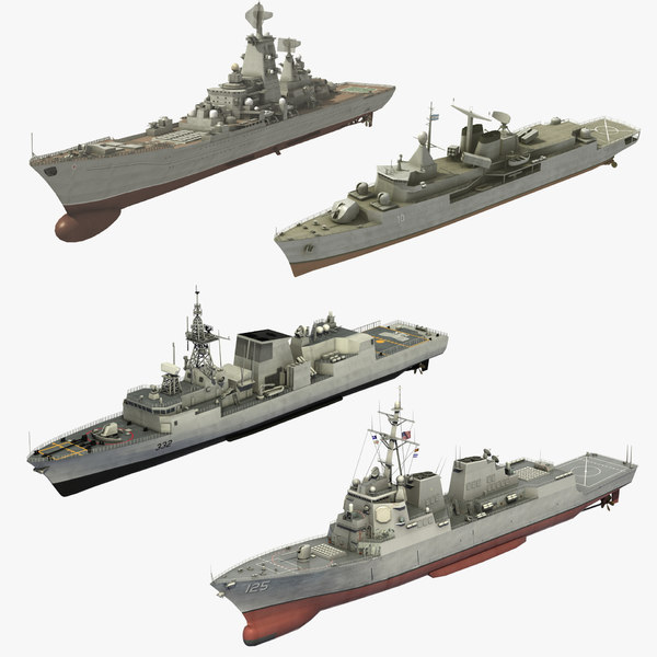 royal navy type22 3d model