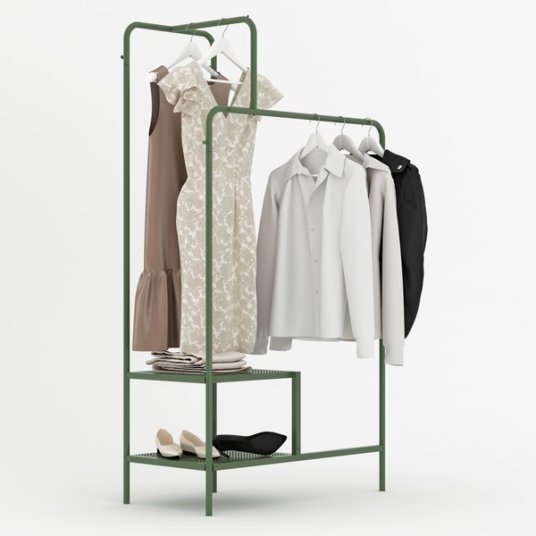 Clothing rack 3D model - TurboSquid 1574630
