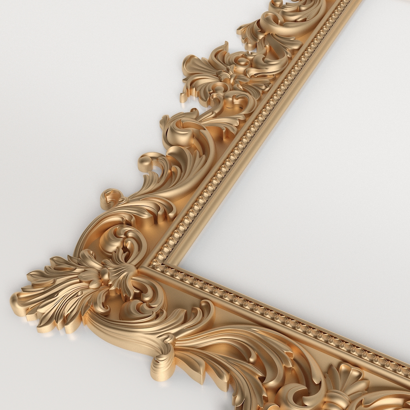 Carved classic frame 3D model - TurboSquid 1574661
