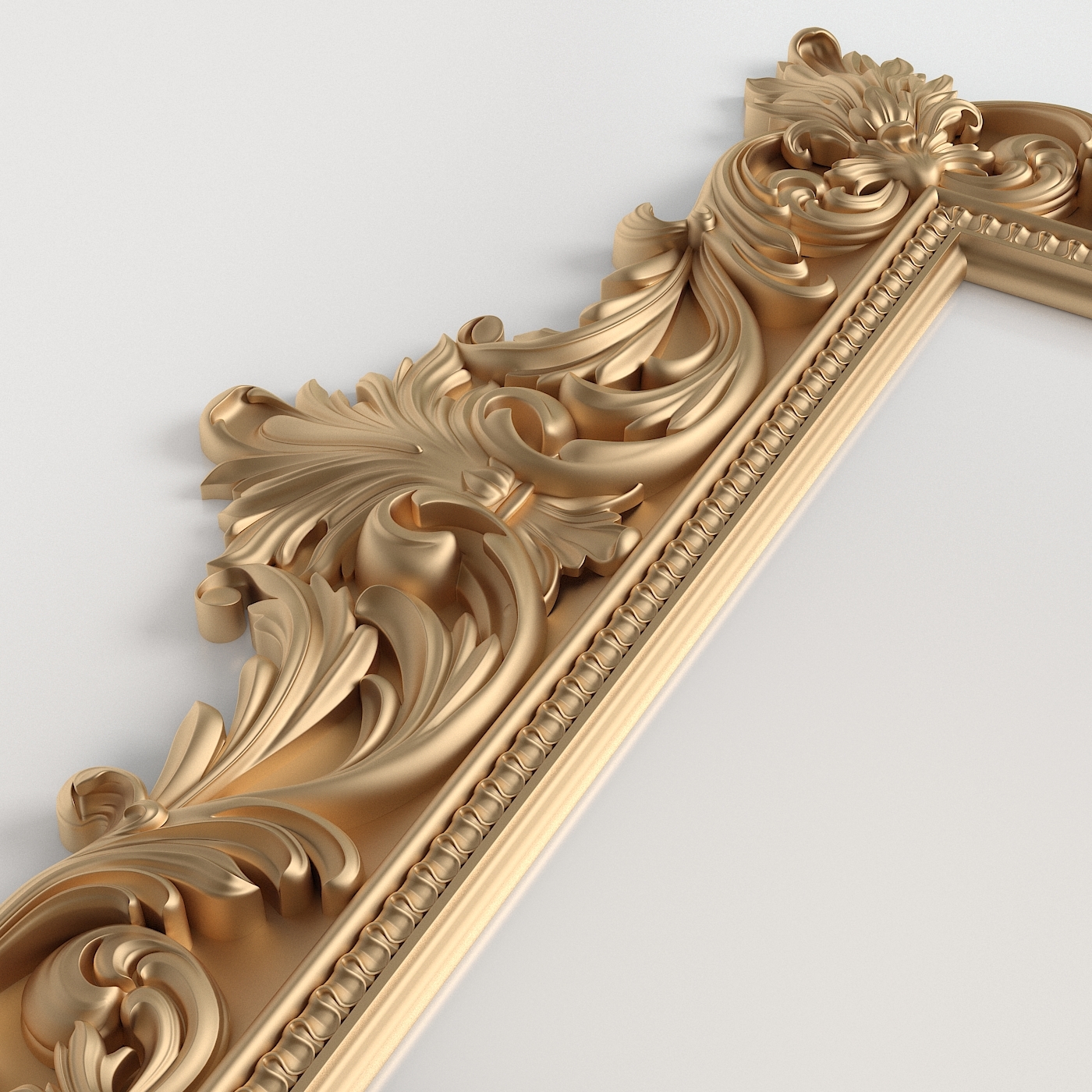 Carved classic frame 3D model - TurboSquid 1574661