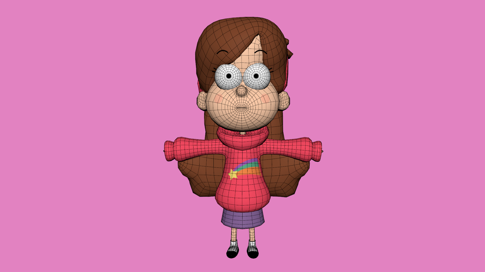 Mabel pines gravity falls 3D model - TurboSquid 1574758