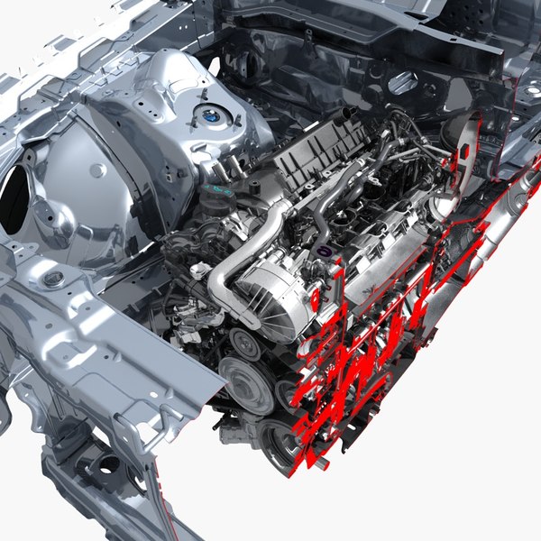 Autorahmen-Chassis Cutaway 3D-Modell - TurboSquid 1574803
