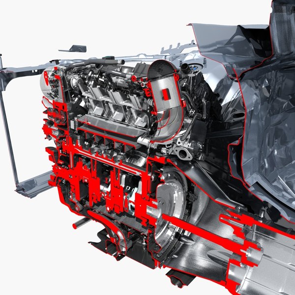 Autorahmen-Chassis Cutaway 3D-Modell - TurboSquid 1574803