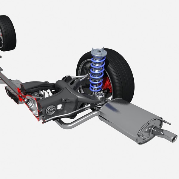 Autorahmen-Chassis Cutaway 3D-Modell - TurboSquid 1574803