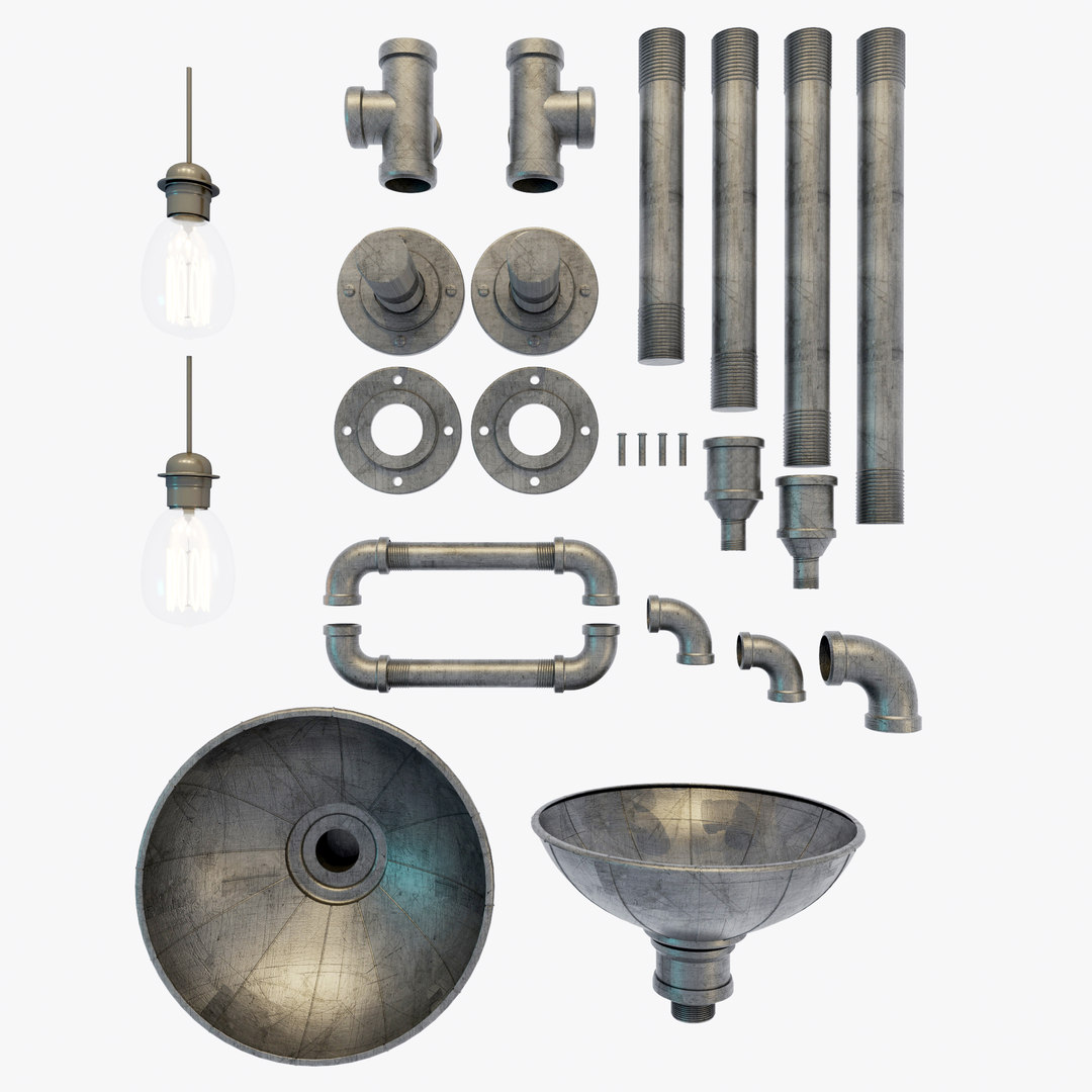 3D model metal pipes - TurboSquid 1574843
