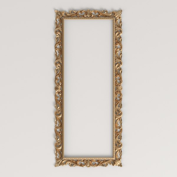 3D carved classic frame model - TurboSquid 1574833