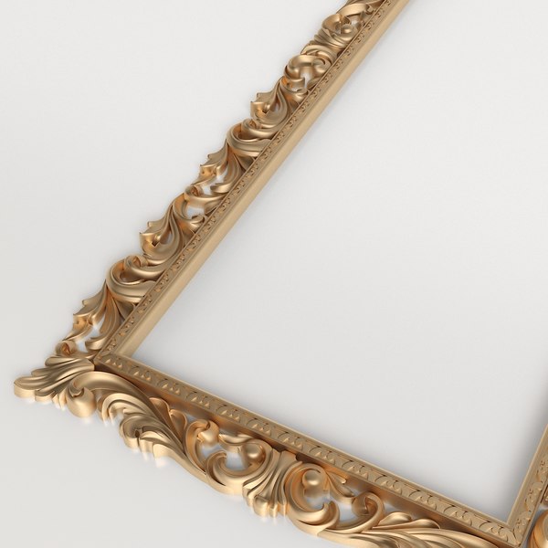3D carved classic frame model - TurboSquid 1574833