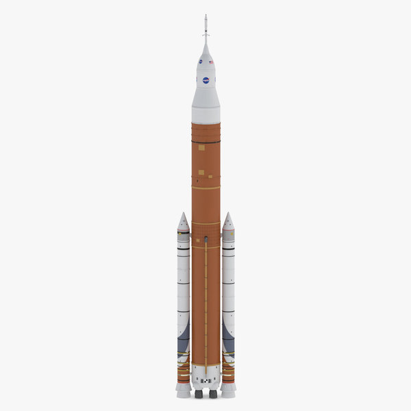 3D модель SLS Block 1B Crew Rocket - TurboSquid 1575368