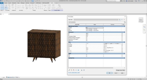 Wardrobe 5 - revit model - TurboSquid 1575482