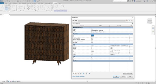 Wardrobe 5 - revit model - TurboSquid 1575482