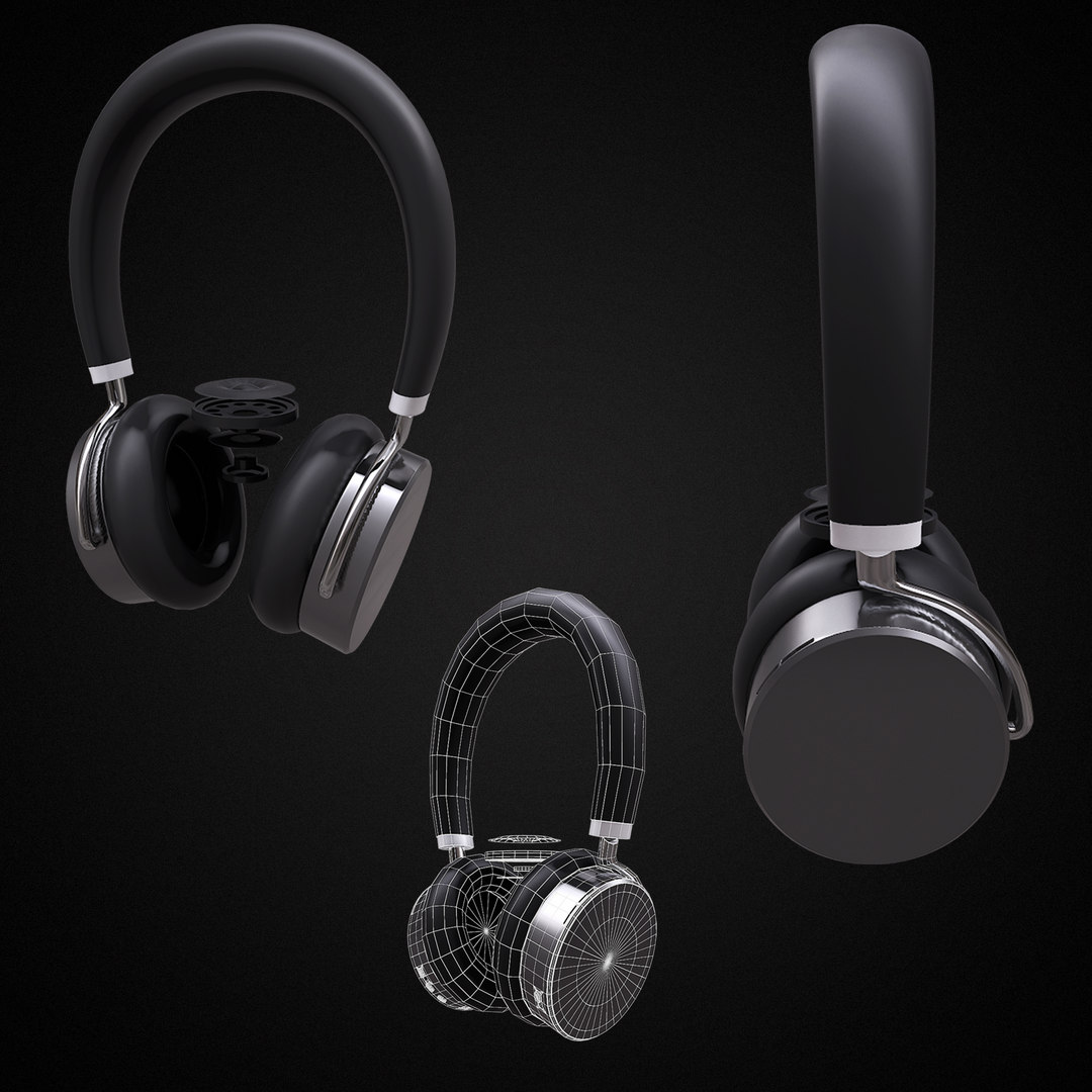 Wireless headphone concept 3D - TurboSquid 1575461 Wireless headphone concept 3D - TurboSquid 1575461