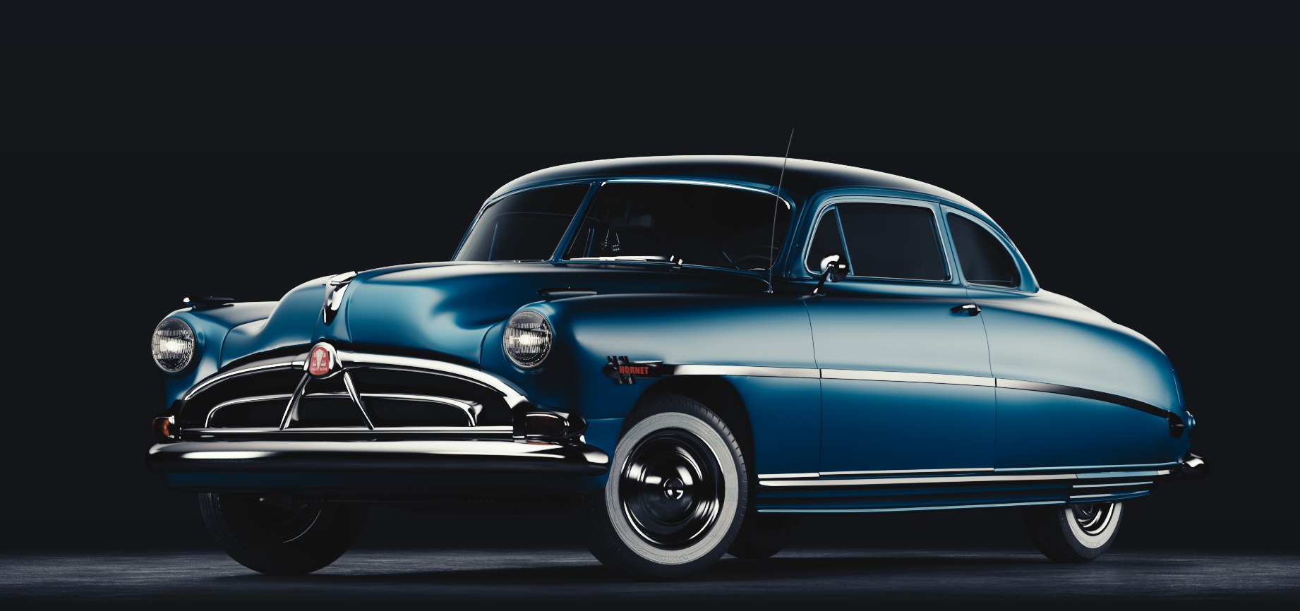 hudson hornet 3d model