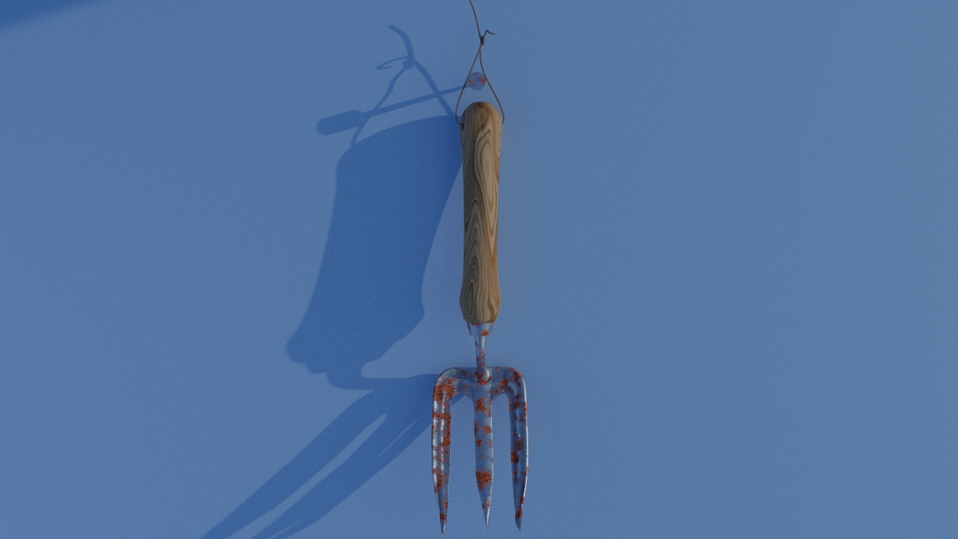 Rust Fork Wood 3d Turbosquid 1575579
