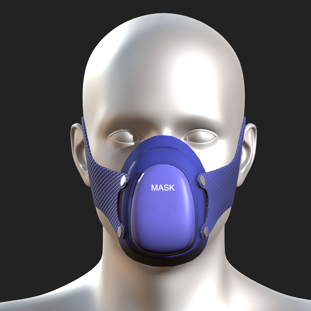 3D gas mask model - TurboSquid 1575576