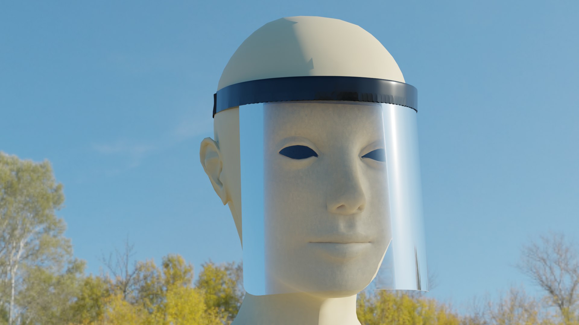 Free protective visor 3D model - TurboSquid 1575611