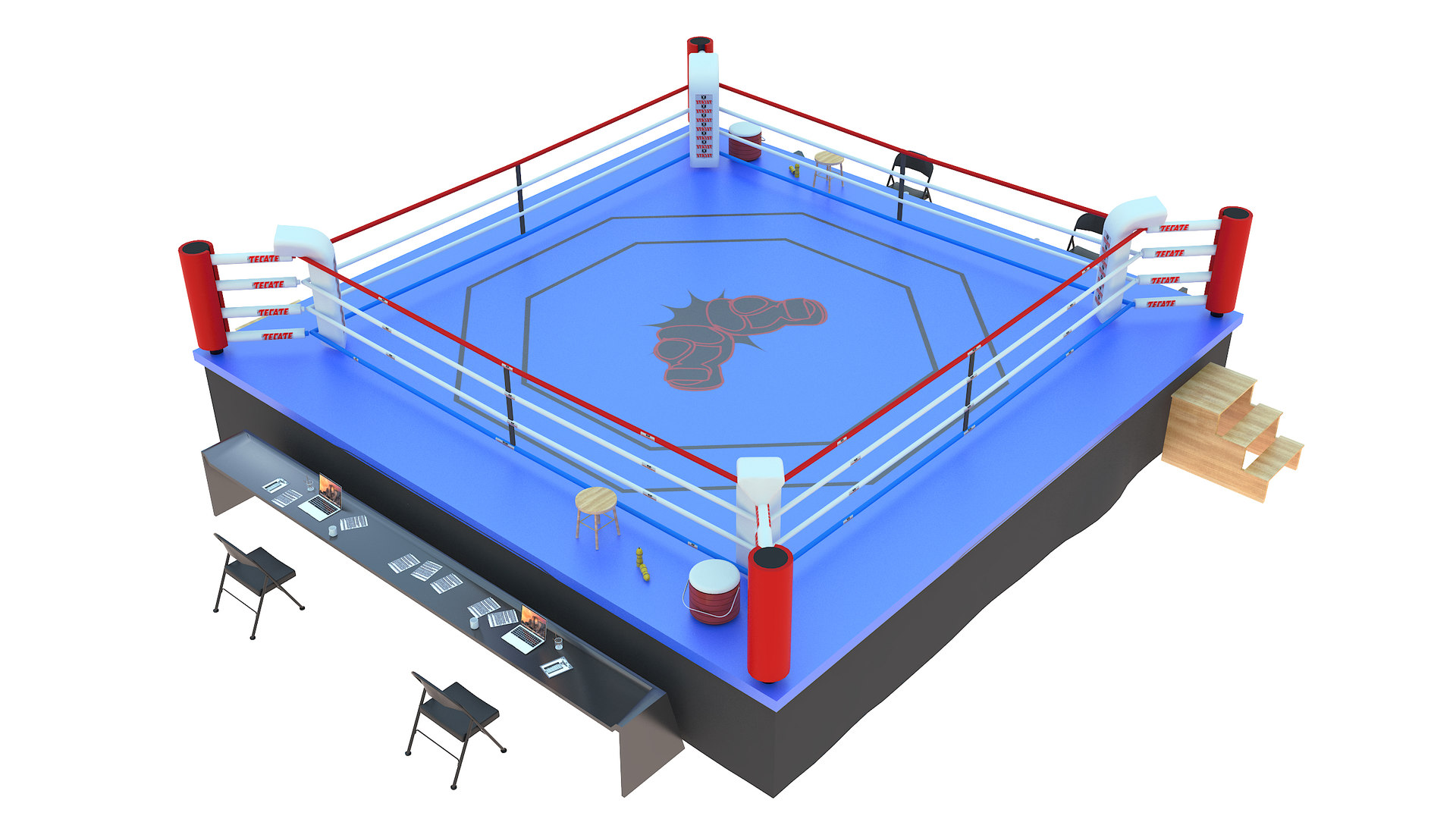 Boxing ring 3D model - TurboSquid 1575705