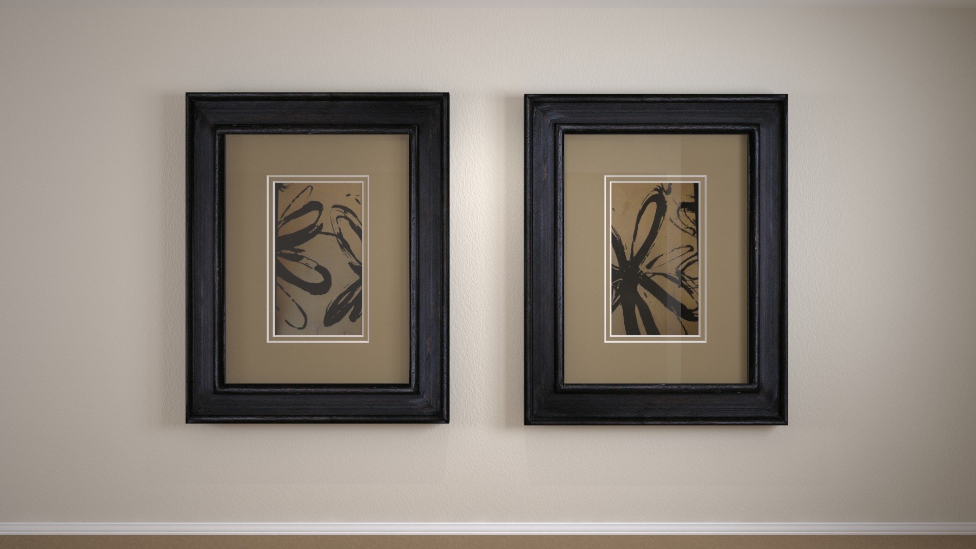 3d framed art distressed wood