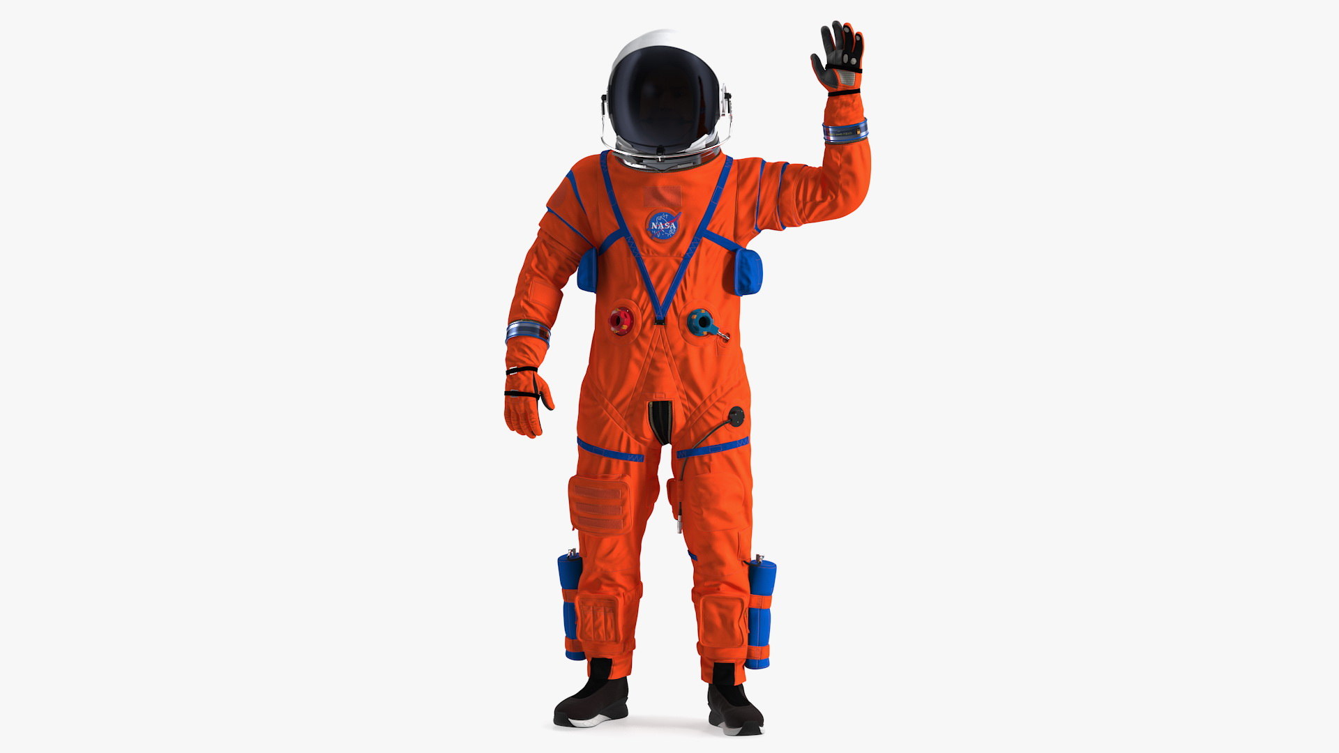 Ocss spacesuit astronaut greetings 3D - TurboSquid 1575786