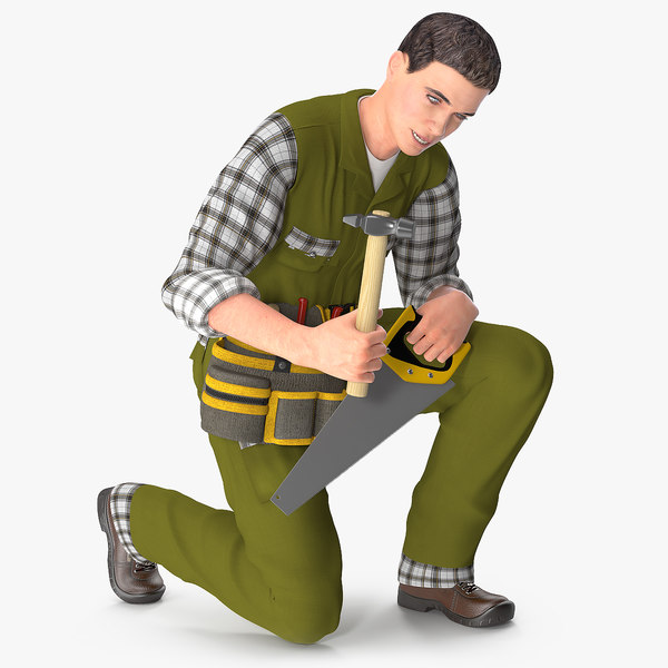 3D carpenter rigged model - TurboSquid 1575779