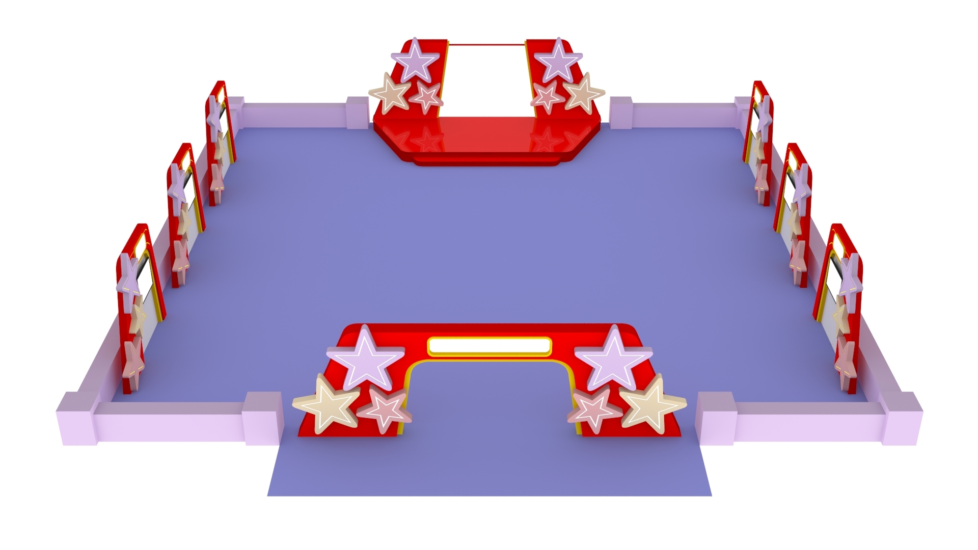 Layout event gate 3D - TurboSquid 1576183
