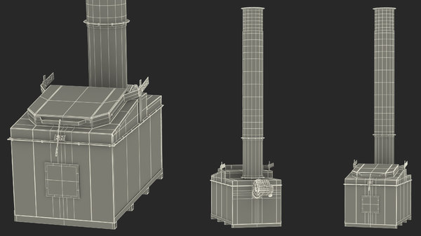 Multi purpose incinerator generic 3D model - TurboSquid 1576262