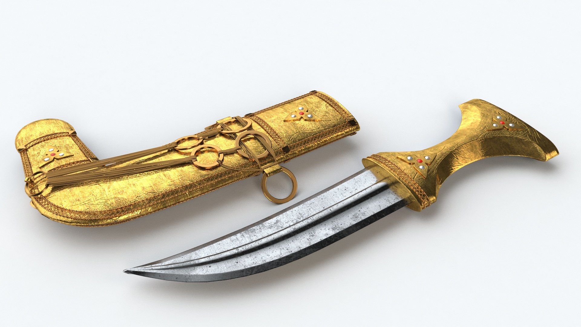 Saudi arabia dagger model - TurboSquid 1566640