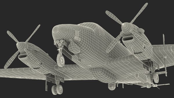 Beechcraft rc12x guardrail army 3D model - TurboSquid 1576093