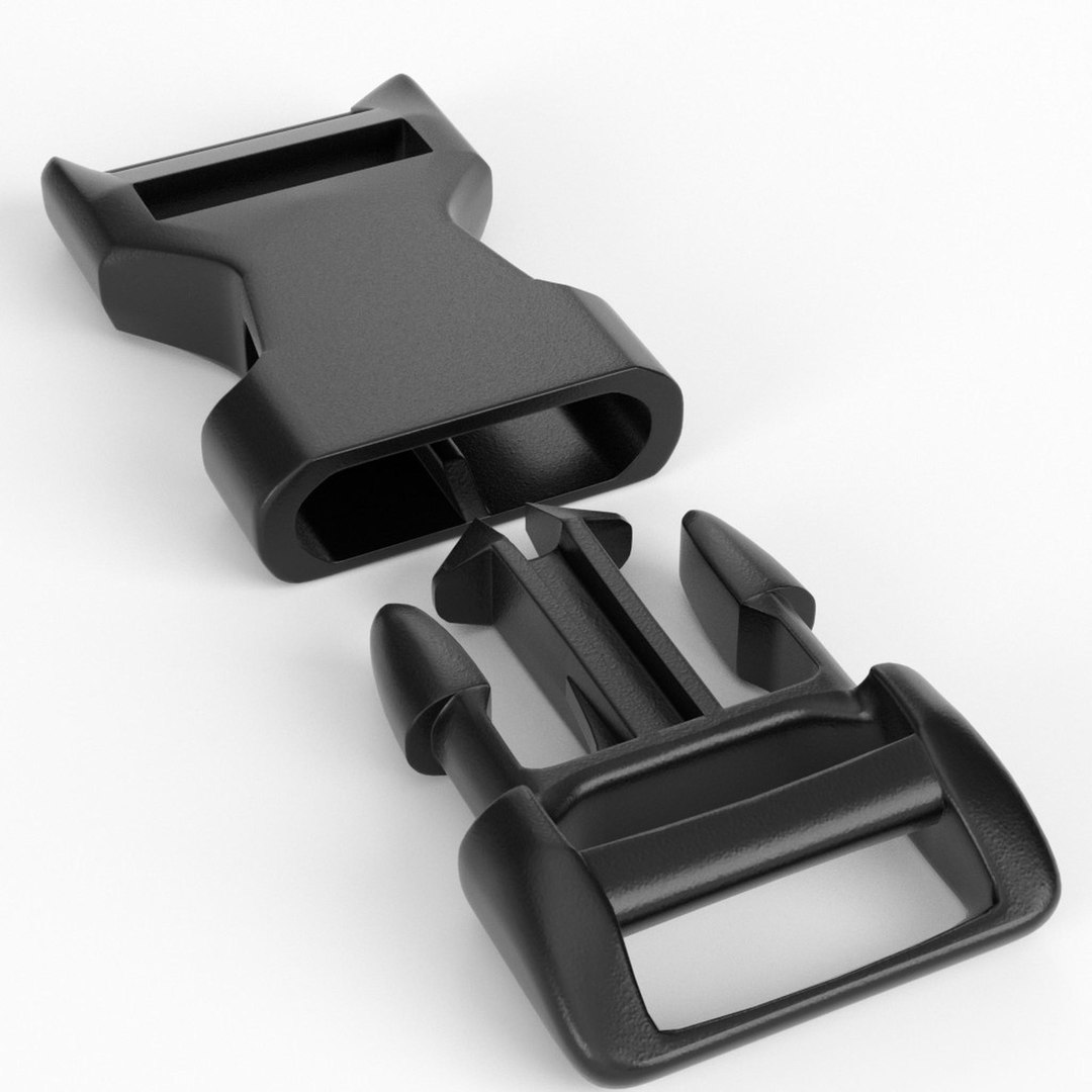 3D snap buckle model - TurboSquid 1575864