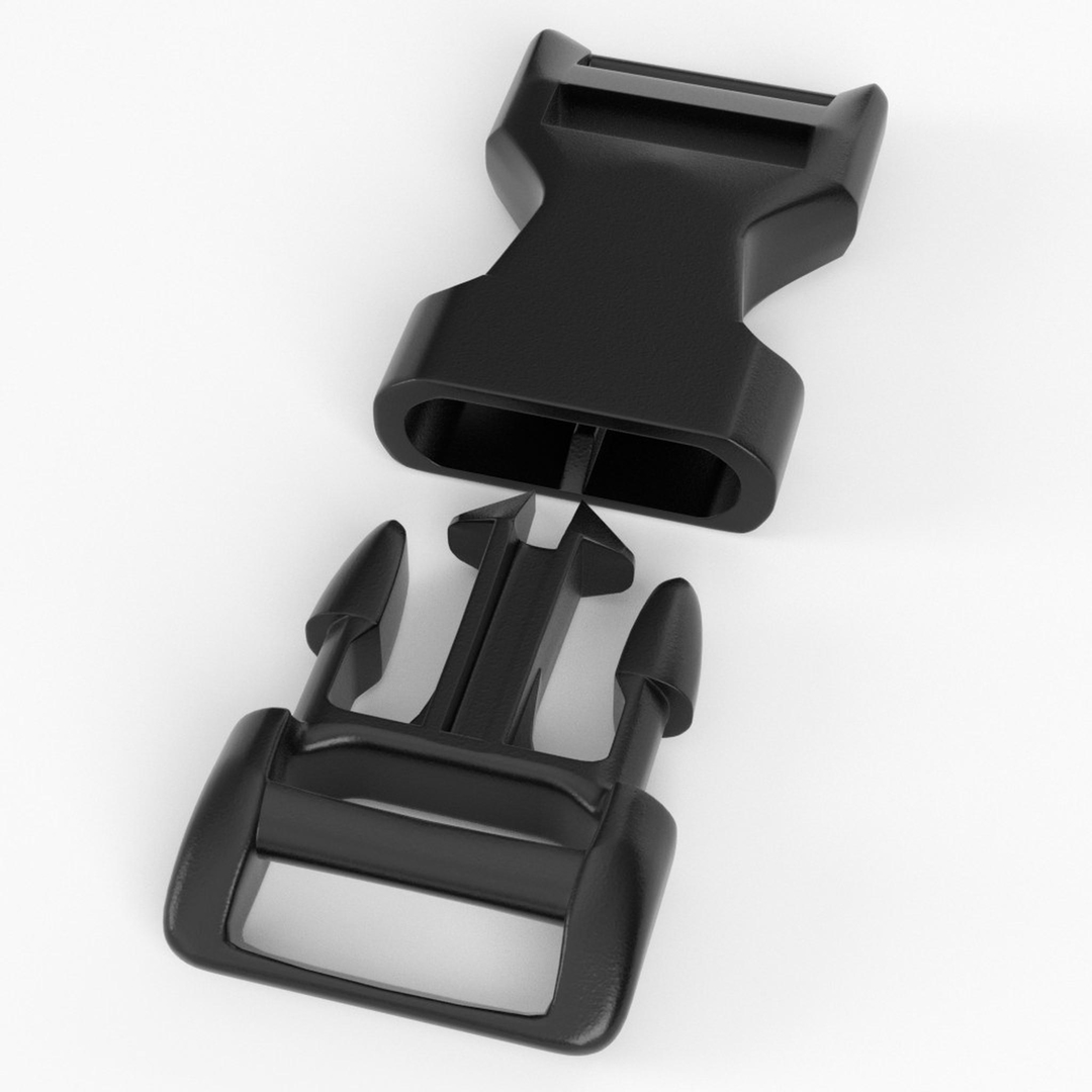 3D snap buckle model - TurboSquid 1575864