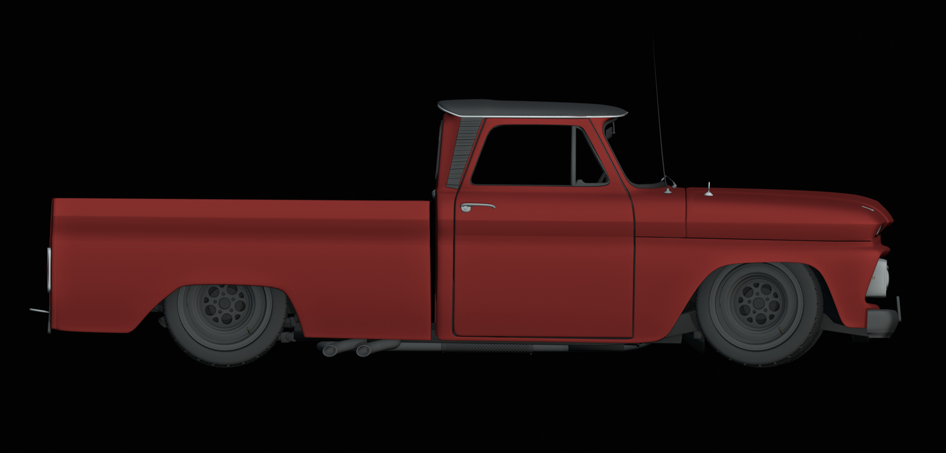 3D model chevrolet c10 pickup 1966 - TurboSquid 1404985