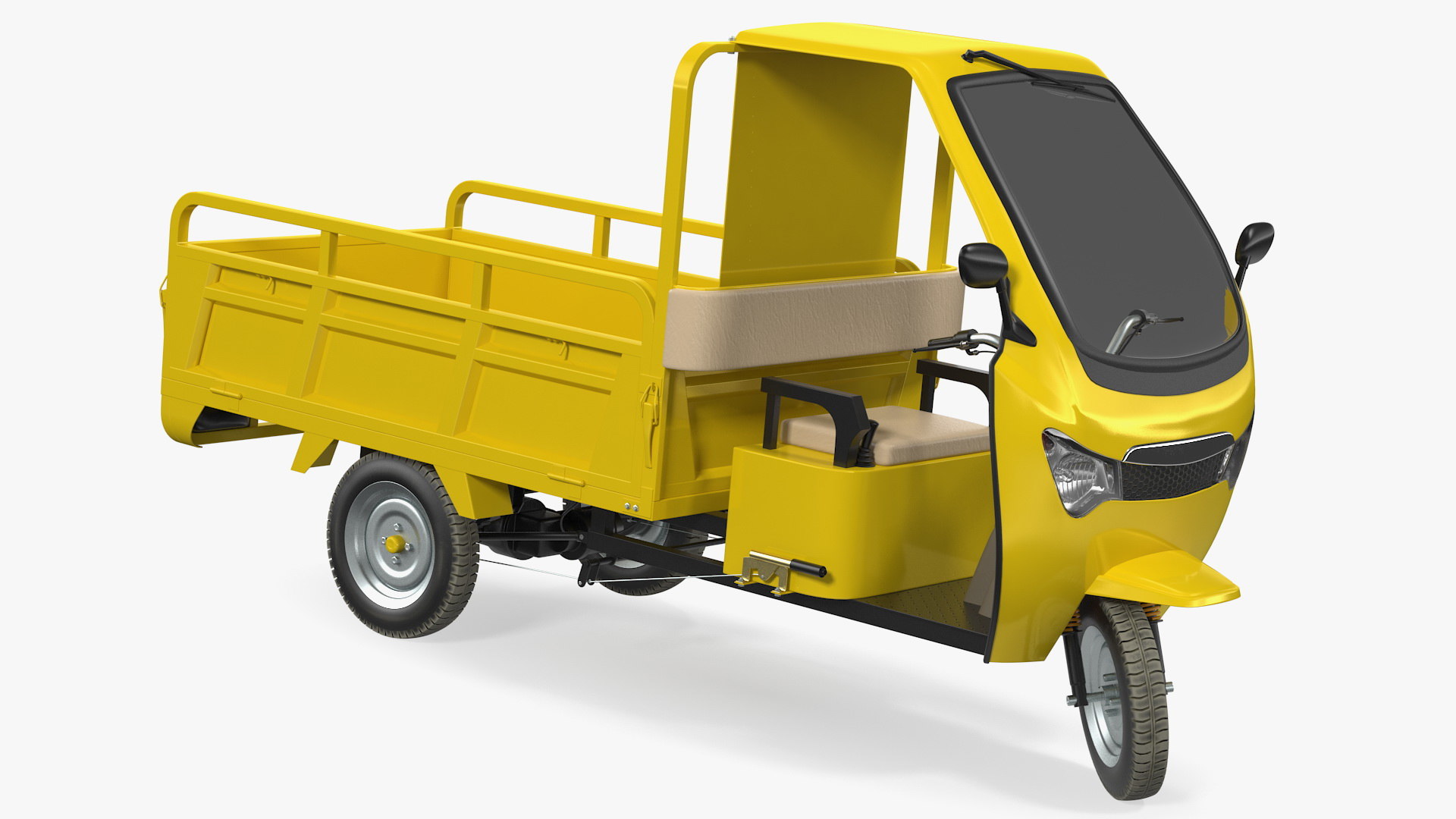 3D model electric cargo tricycle rickshaw - TurboSquid 1576098