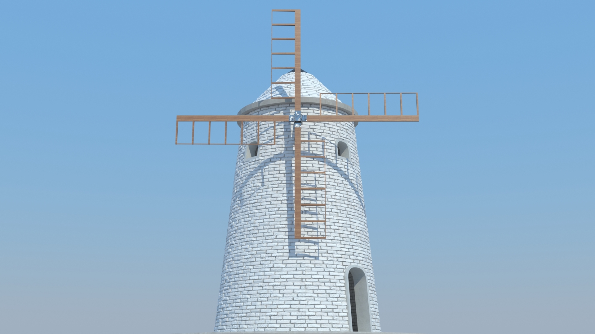 Windmill wind grinder model - TurboSquid 1575926