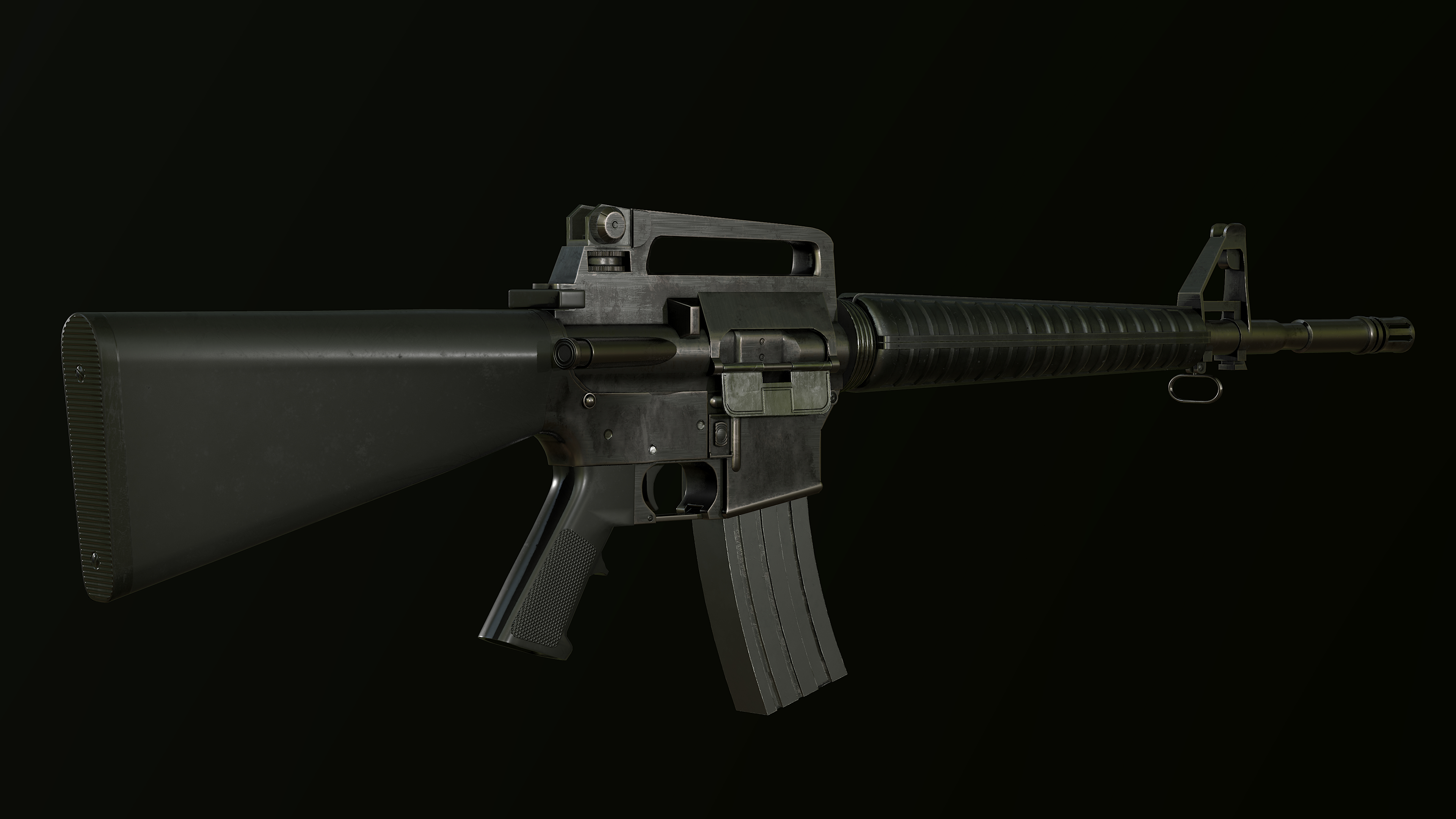 3D m16a2 rifle - TurboSquid 1576012