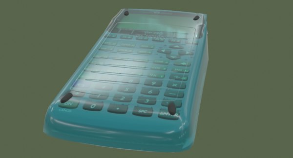 3D blender calculator cover different model - TurboSquid 1576243
