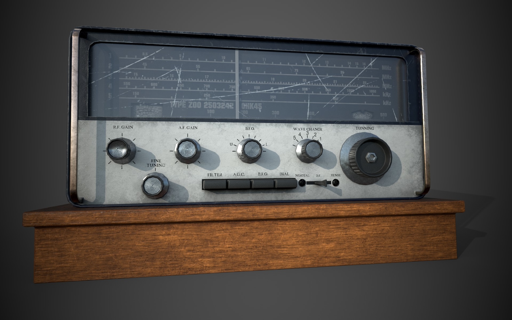 Rádio antigo - low poly Modelo 3D - TurboSquid 1576460