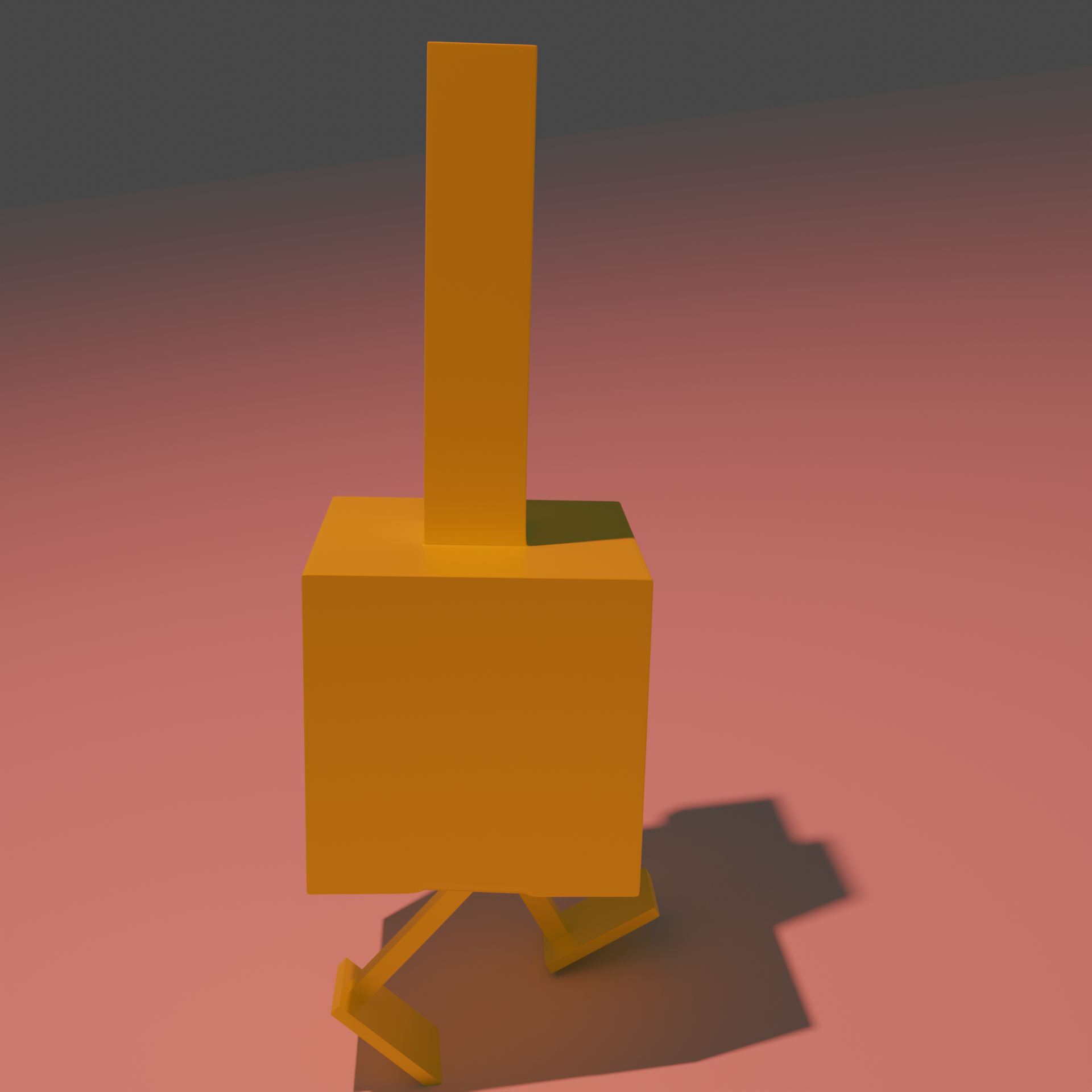 modelo 3d Minecraft Dungeons Gold Key aparejado - TurboSquid 1576596