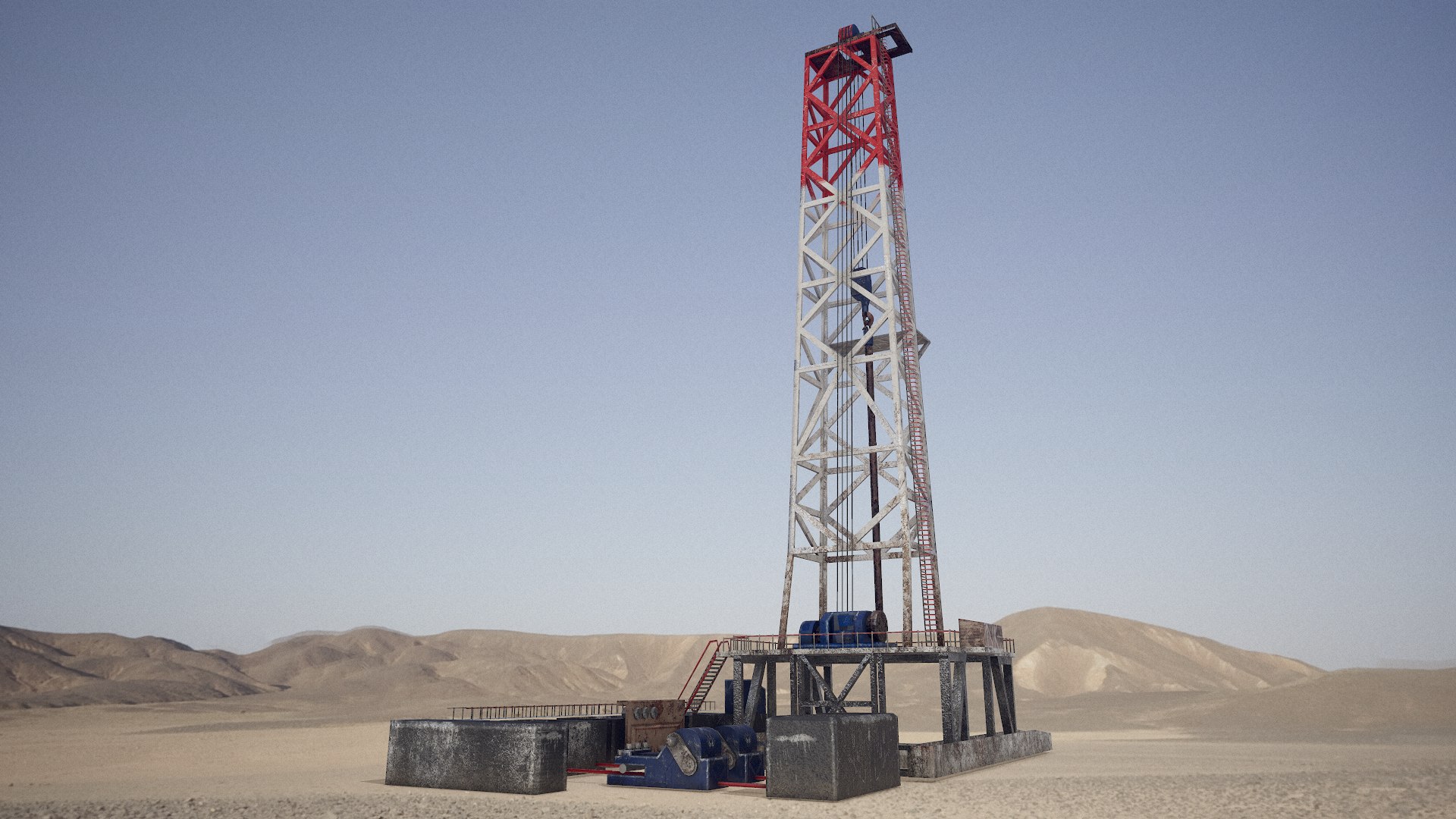 3D model drilling rig - TurboSquid 1237706