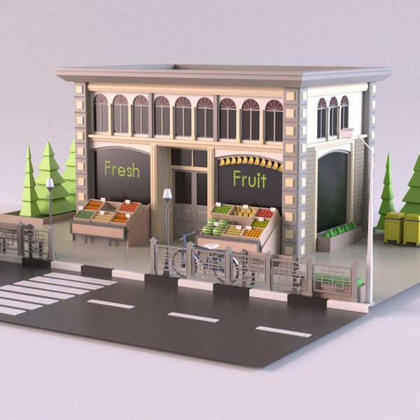 3D donut shop - TurboSquid 1654539