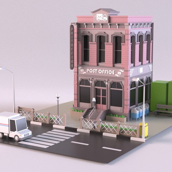 3D postoffice01 - TurboSquid 1403742