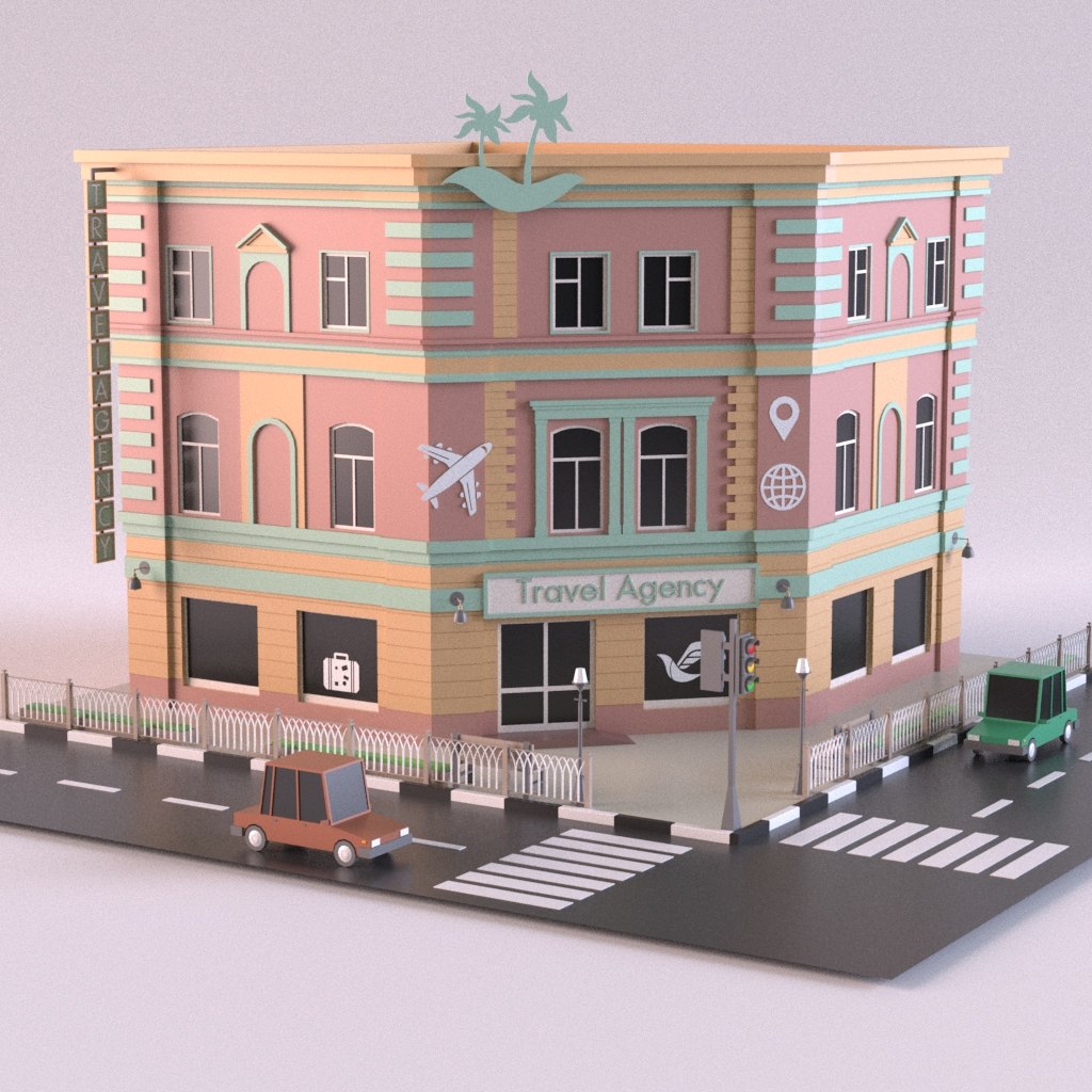 3D travelagency 01 - TurboSquid 1428412