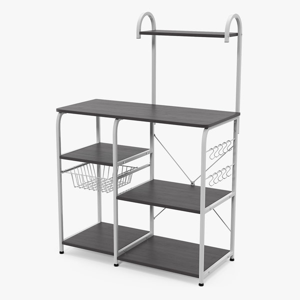 3D multipurpose kitchen bakers rack - TurboSquid 1576875
