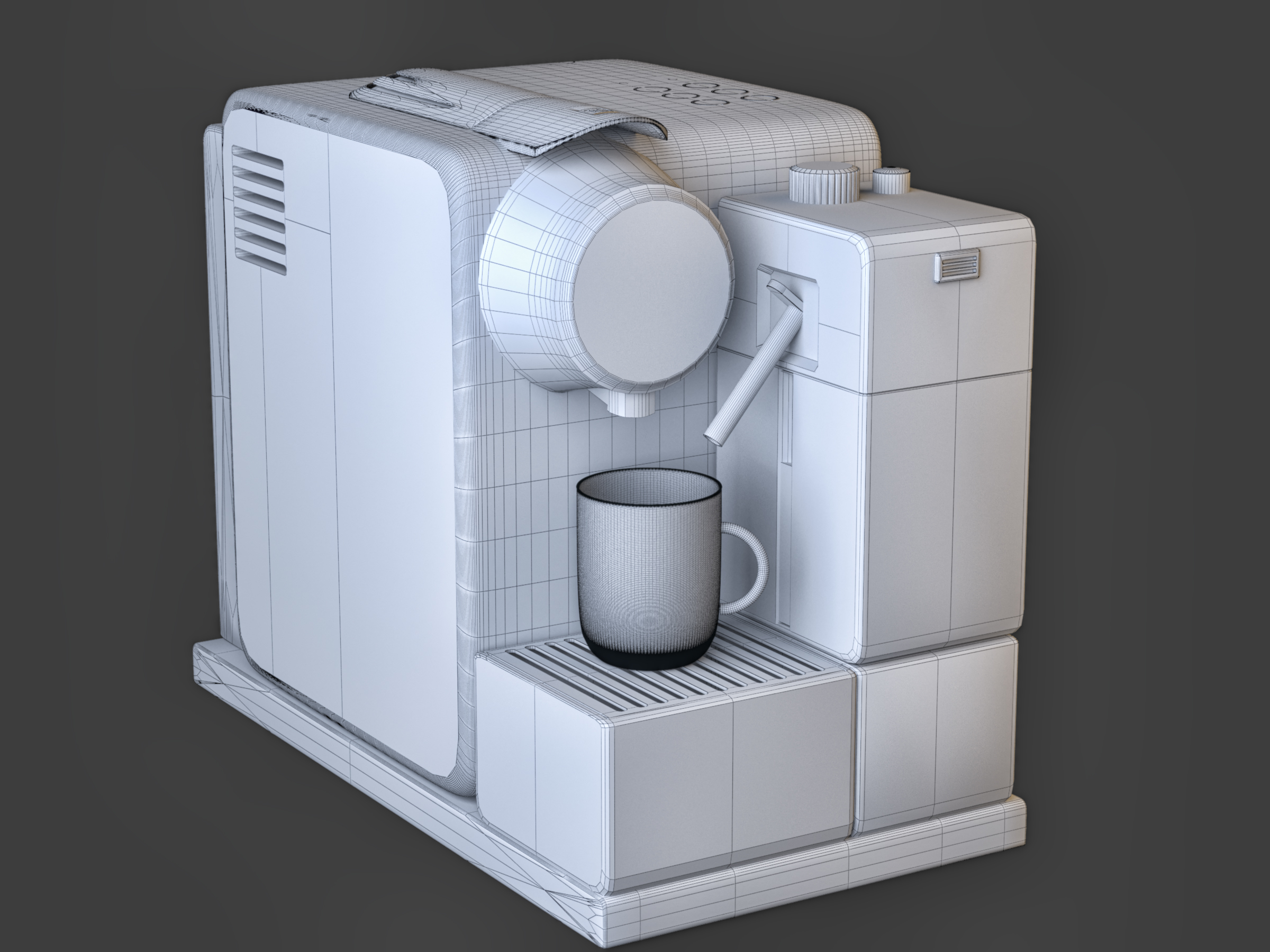 Espresso pod coffee machine 3D model - TurboSquid 1576863