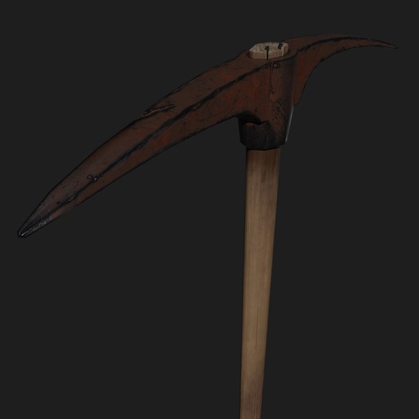 3D rusty pickaxe - TurboSquid 1576862